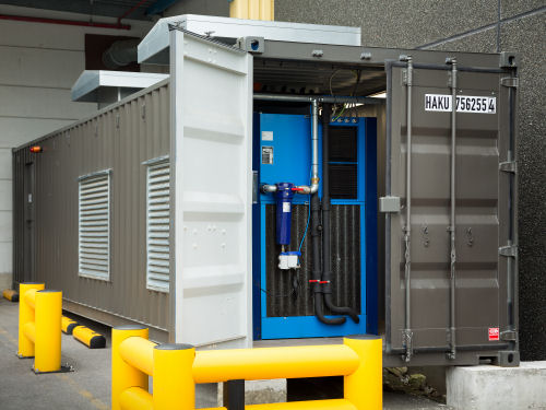 Geen ruimte voor uw compressor? Container! | Geveke